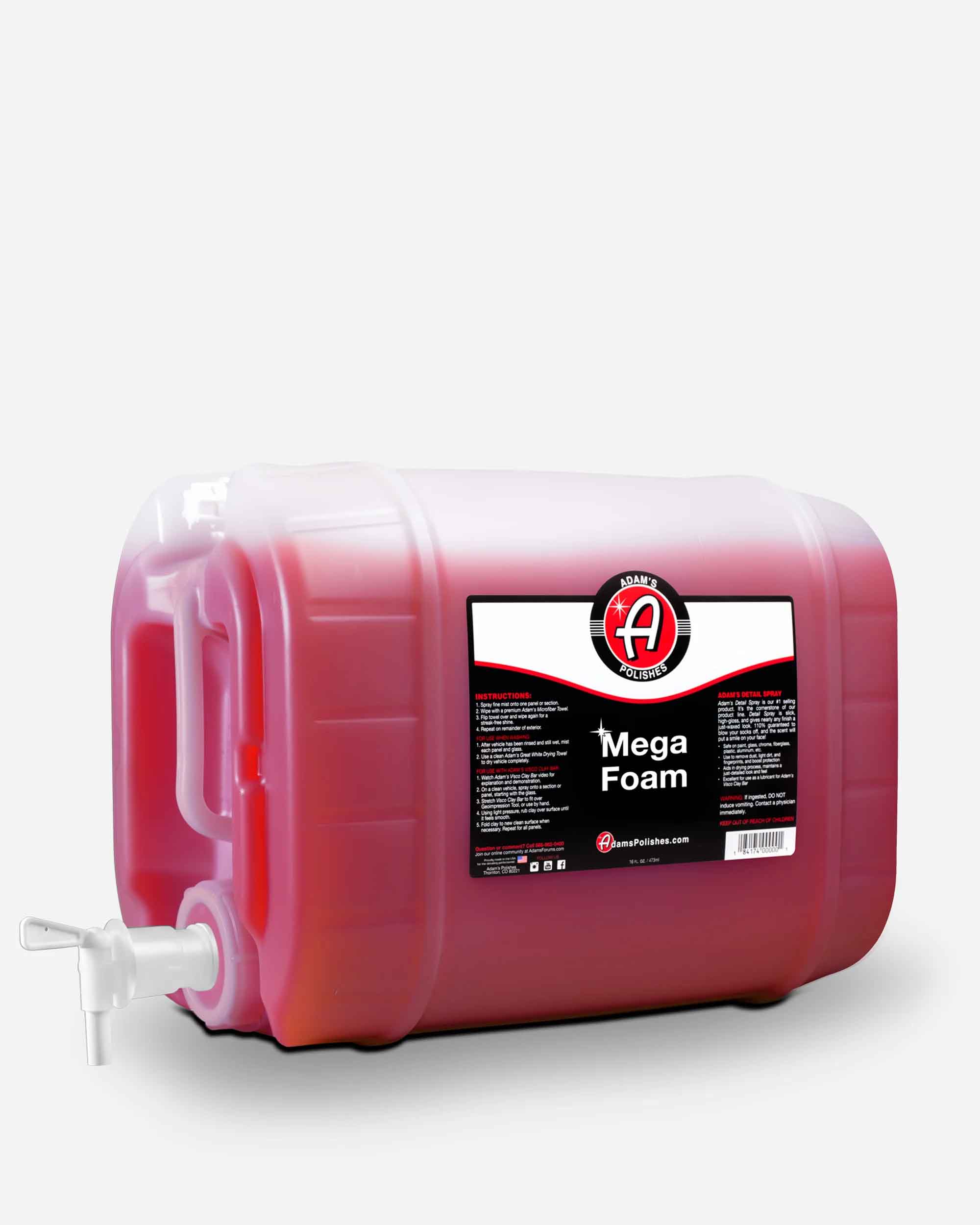 亞當 Adam‘s 巨砲洗車精 Mega Foam 五加侖-商品專區-C8小舖 官方網站